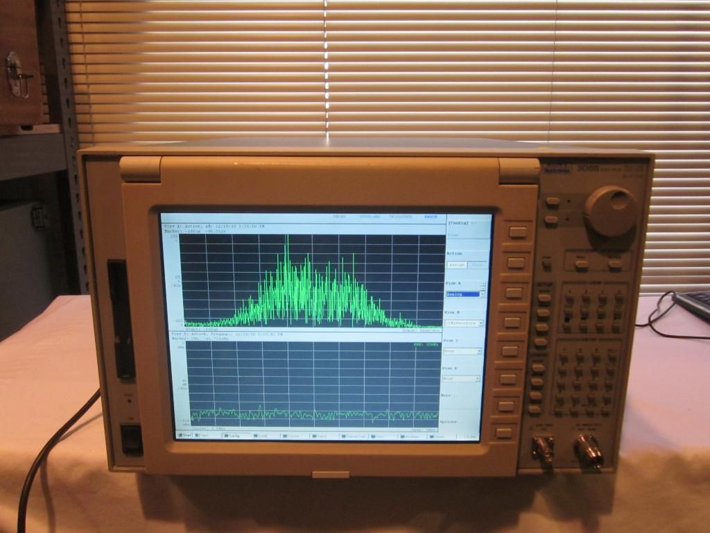 Tektronix 3066 Dc To 3 Ghz Real Time Spectrum Analyzer Spaulding Surplus